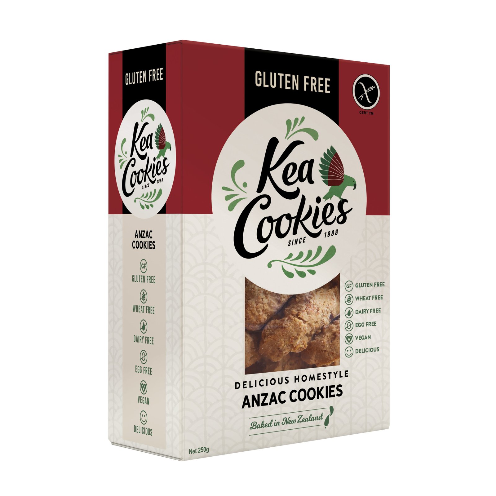 250g pack of Anzac Cookies - Kea Cookies